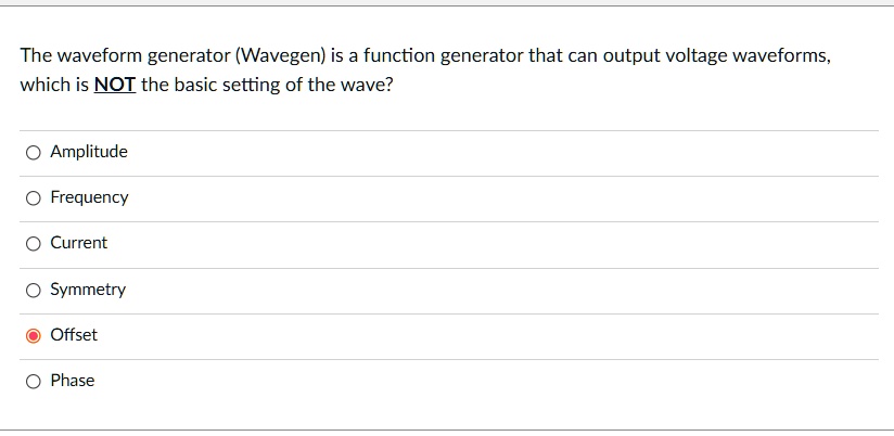The waveform generator (Wavegen) is a function generator that can ...