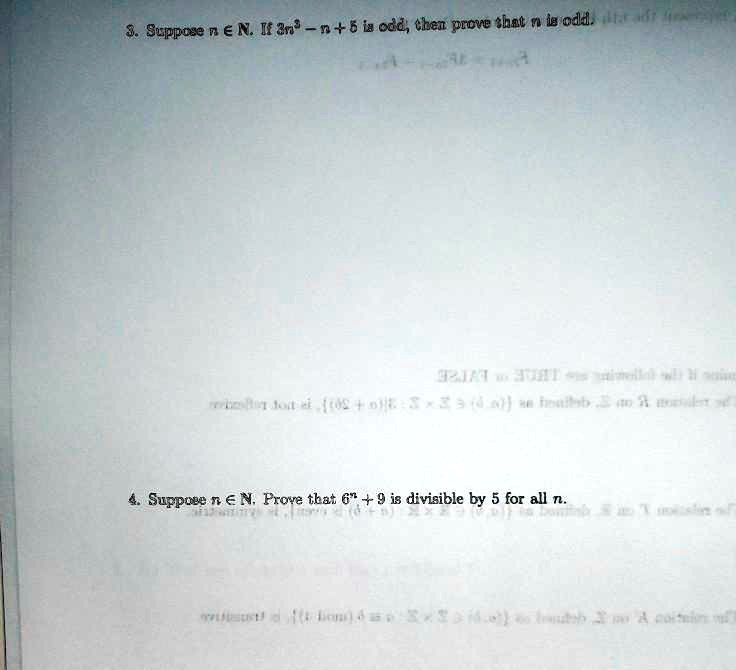 SOLVED: Suppose n âˆˆ N. If n + 8 is odd, then prove that n is odd. Suppose n. Prove that n^2 ...