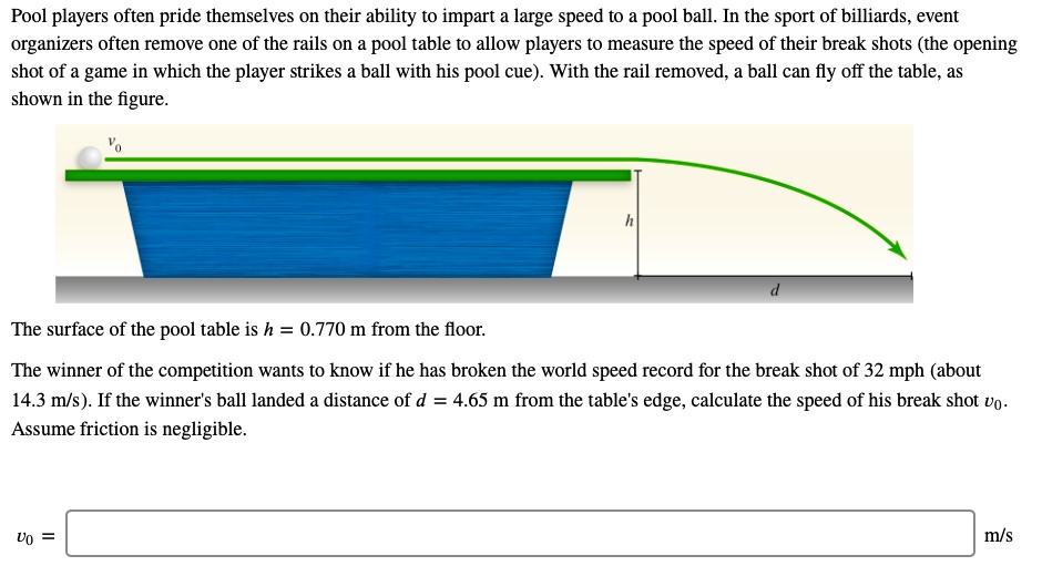 Pool players often pride themselves on their ability to impart a large ...