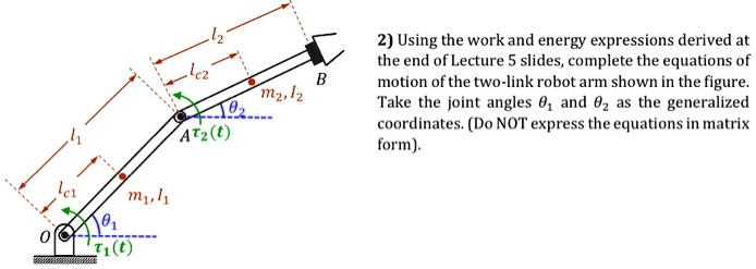 SOLVED: Using the work and energy expressions derived at the end of Lecture 5 slides, complete ...