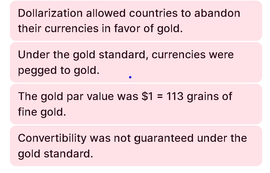 dollarization allowed countries to abandon their currencies in favor of ...