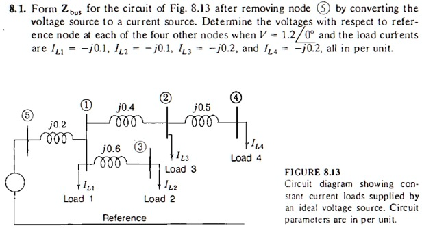 81 form zbus for the circuit of fig813 after removing node by converting the voltage source to a ...