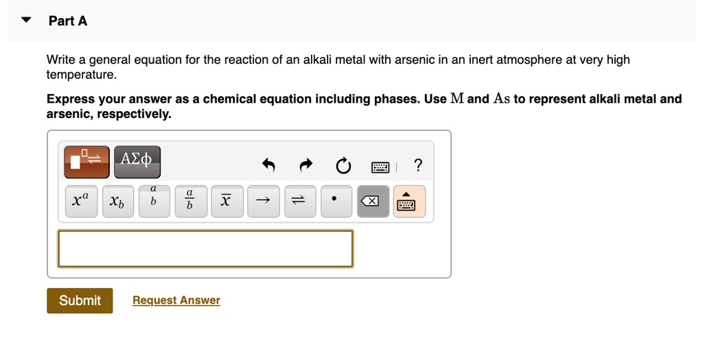 part a write a general equation for the reaction of an alkali metal ...