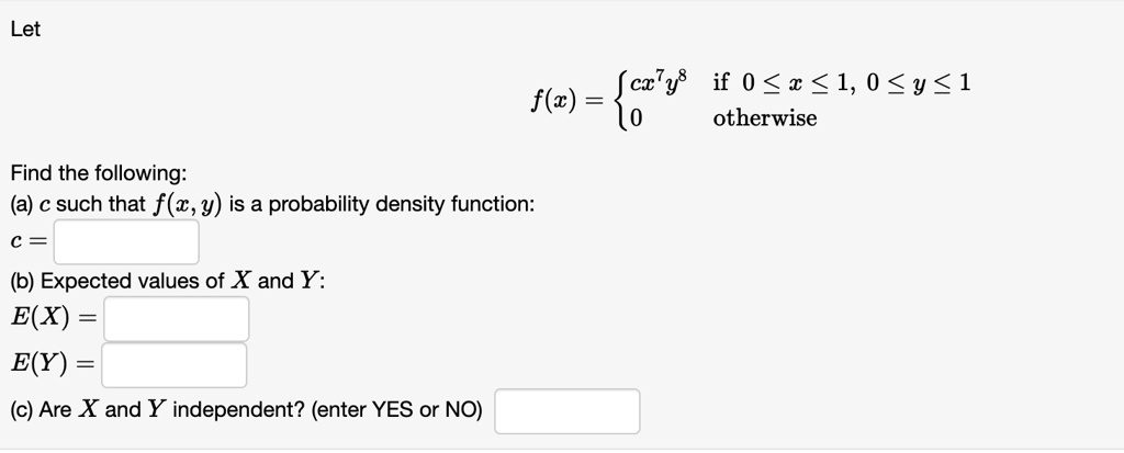 SOLVED: Let ( cx7y8 if 0