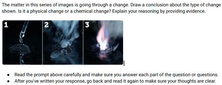 help plz this is sic the matter in this series of images is going ...