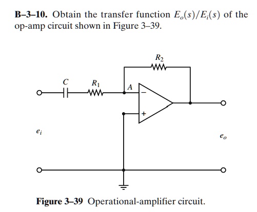 SOLVED: Texts: Solve by using impedances B-3-10. Obtain the transfer ... SOLVED: Texts: Solve by using impedances B-3-10. Obtain the transfer ...