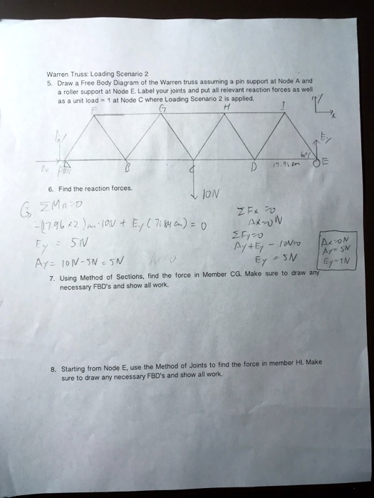 how do i approach question 7 and 8 warren trusloading scenario 2 5 draw ...