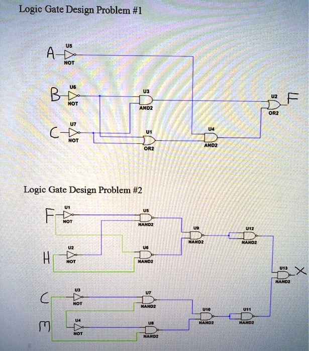 Solved Verify Results Using Computer Software Do Simulations Of Both Logic Gate Problems In
