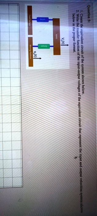 SOLVED: V,(t) below in the proper format. i. Create the equivalent ...