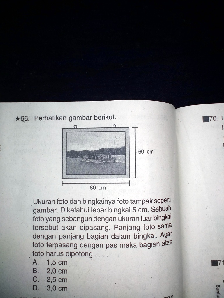 SOLVED: Tolong soal no 66 besok dikumpul JAWAB DENGAN PENJELASAN ... SOLVED: Tolong soal no 66 besok dikumpul JAWAB DENGAN PENJELASAN ...