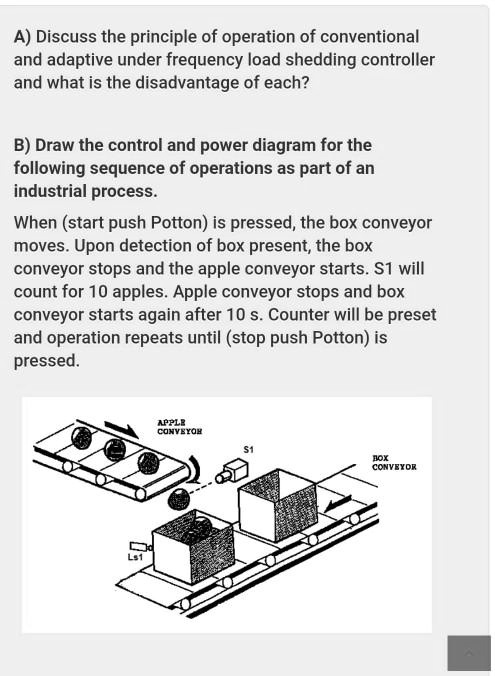 SOLVED: A Discuss the principle of operation of conventional and ...