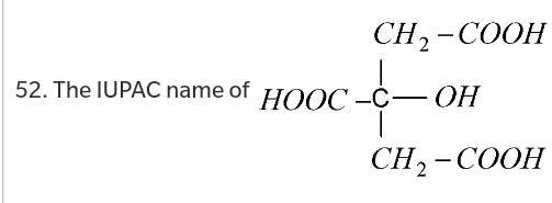 SOLVED: IUPAC name of the given CH3COOH. The IUPAC name of HOOC-C-OH ...