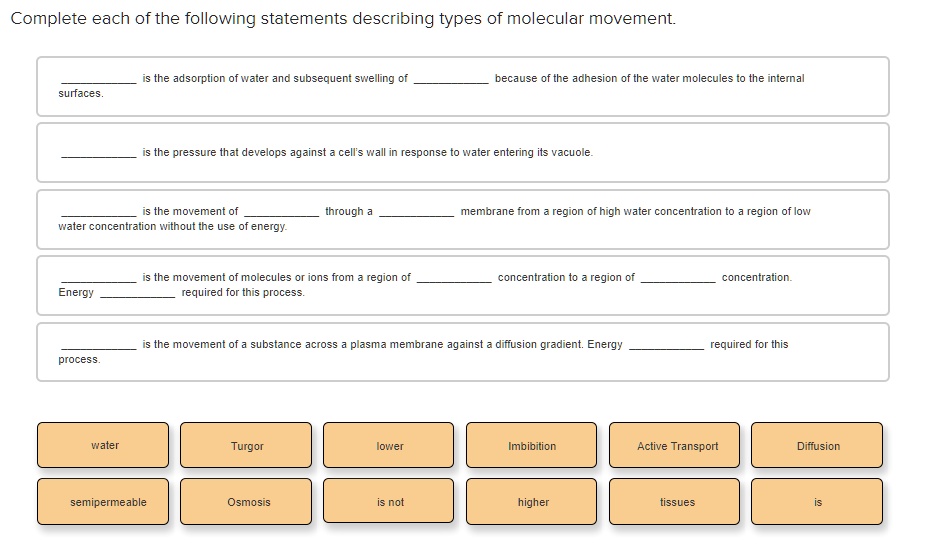SOLVED: Complete each of the following statements describing types of ...