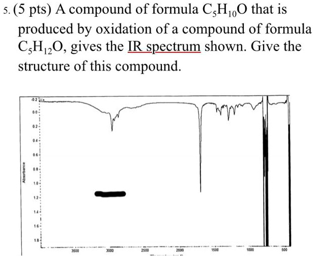 SOLVED: (5 pts) A compound of formula CsH,oO that is produced by ...