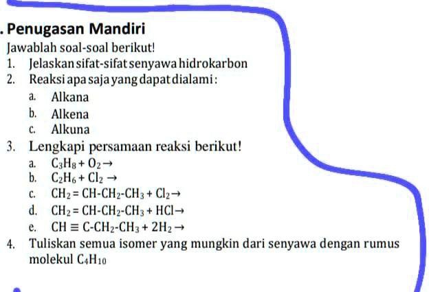 SOLVED: besok dikumpul,bantu jawab ya Penugasan Mandiri Jawablah soal ... SOLVED: besok dikumpul,bantu jawab ya Penugasan Mandiri Jawablah soal ...