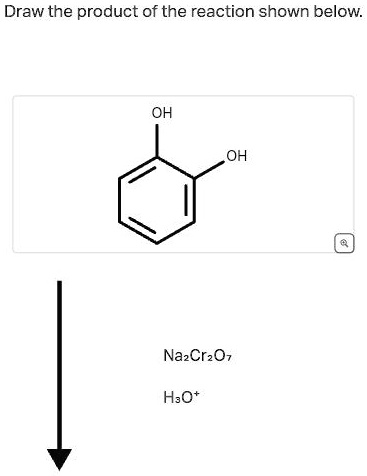 draw the product of the reaction shown below na2cr2o7 h3o draw the ...