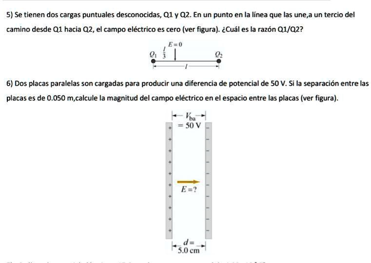 SOLVED: Se tienen dos cargas puntuales desconocidas, Q1 y Q2. En un ... SOLVED: Se tienen dos cargas puntuales desconocidas, Q1 y Q2. En un ...