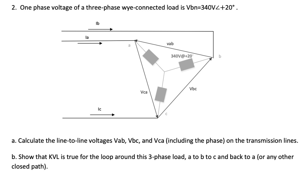 SOLVED: Assume positive phase sequencing and balanced systems unless ...