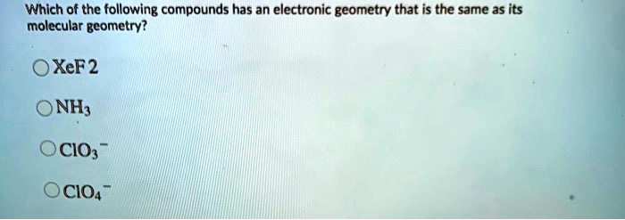 Clo2 Molecular Geometry