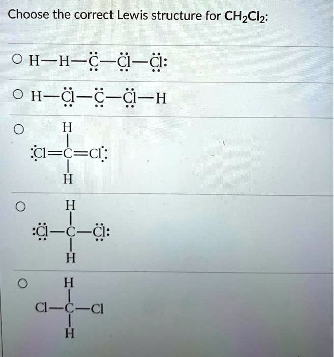 Ch2cl2 Lewis Structure