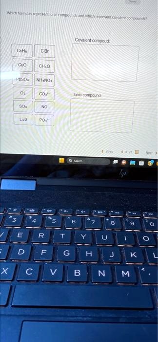 texts which formulas represent ionic compounds and which represent ...