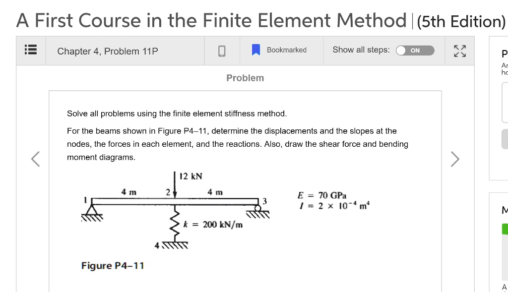 SOLVED: Just need an answer for this one. It's already on Chegg and just waiting for a solution ...