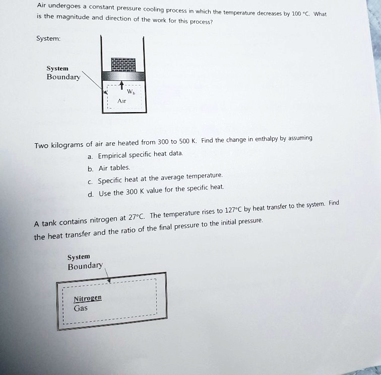 SOLVED: What is the magnitude and direction of the work for this ...