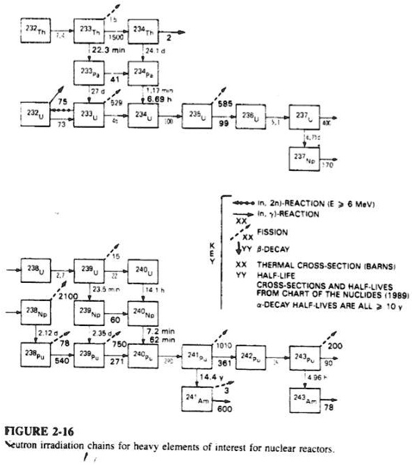 232 Th 233 Th 234 Th 7.4 1500 2 22.3 min 24.1 d 233 234pa 41 27 d 75 ...