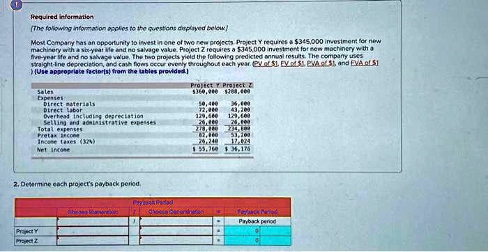SOLVED: 3. Calculate the net present value (NPV) for each project using ...