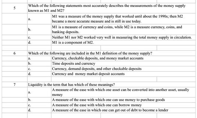 SOLVED: Which of the following statements most accurately describes the ...