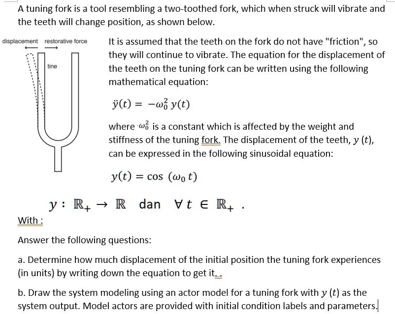 A tuning fork is a tool resembling a two-toothed fork, which when ...