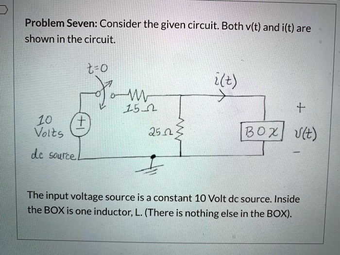 SOLVED: What value does v(t) approach as t approaches infinity? What value does i(t) approach as ...