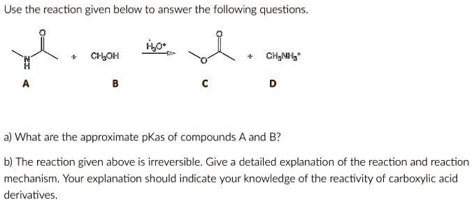SOLVED: Texts: I need help, please. Use the reaction given below to ...