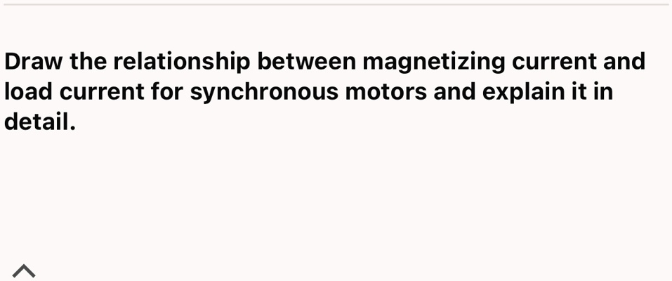 Draw the relationship between magnetizing current and load current for ...