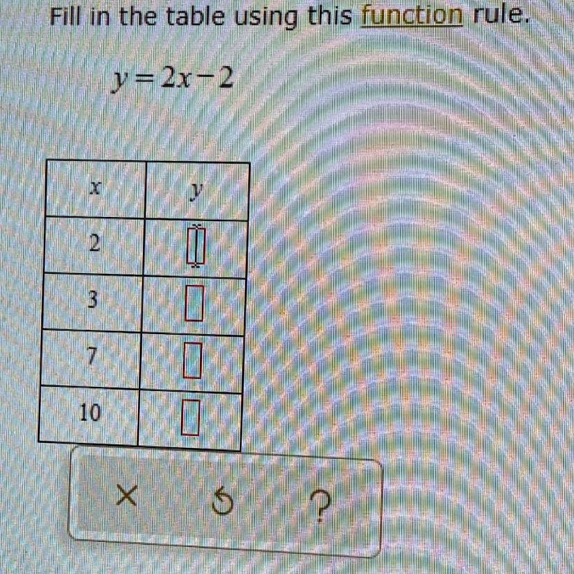SOLVED: 'How do I do this one and what are the answers, please and thank youu! Fill in the table ...