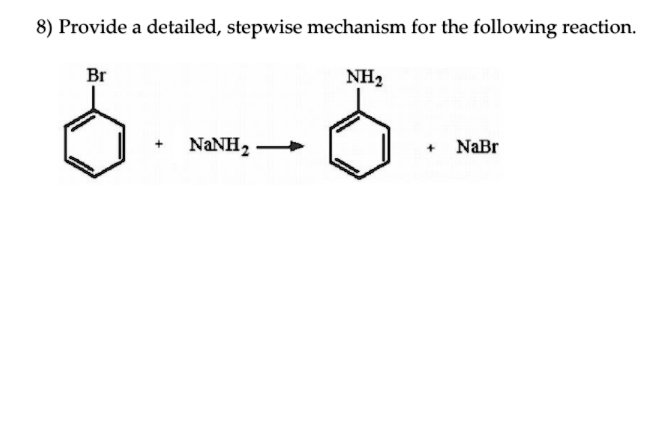 SOLVED:8) Provide a detailed, stepwise mechanism for the following ...