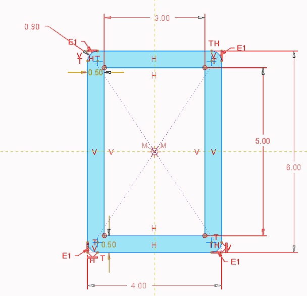 SOLVED: The mast is a hollow rectangle with the cross section shown ...