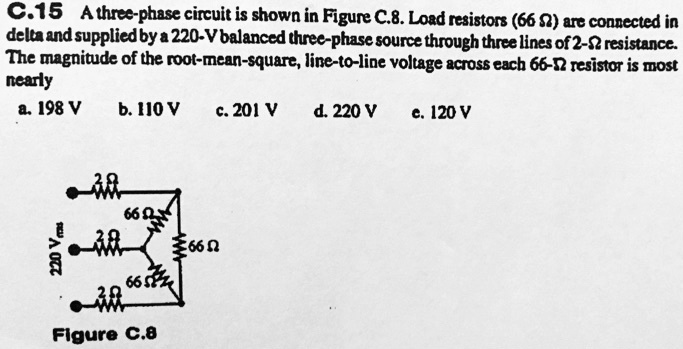 c15a threc phase circuit is shown in figure c8load resistors 66 are ...
