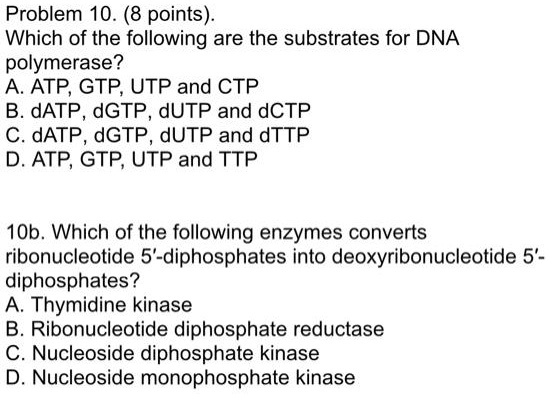 SOLVED: Problem 10. (8 points) Which of the following are the ...