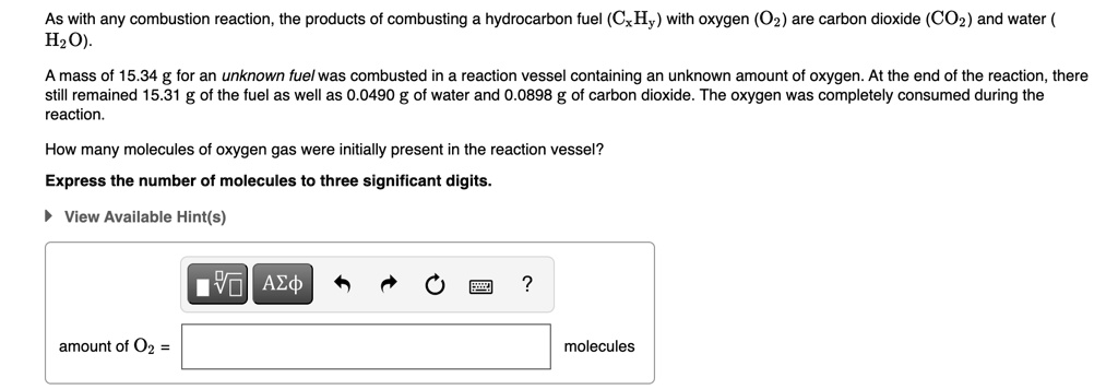 as with any combustion reaction the products of combusting hydrocarbon ...