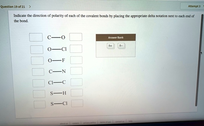 Question 19 0f 21 attempt 3 indicate the direction of...