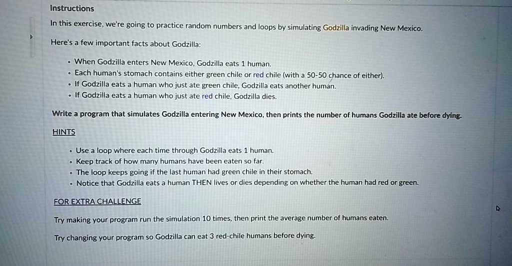 [GET ANSWER] Instructions In this exercise, we're going to practice ...