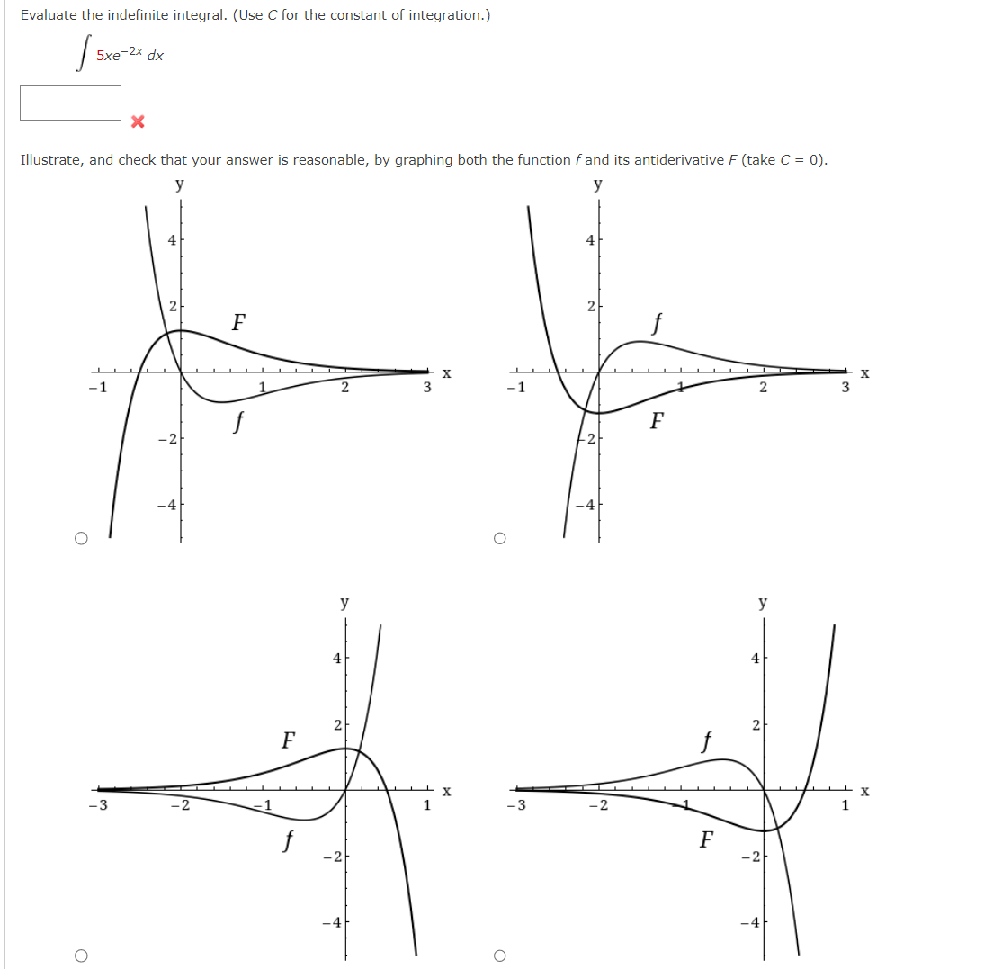 Evaluate the indefinite integral. (Use C for the constant of ...