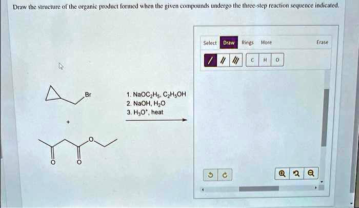 SOLVED: Draw the structure of the organic product formed when the given compounds undergo the ...