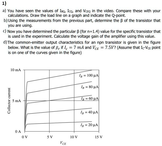 VIDEO solution: a) You have seen the values of Isc, Ico, and Vceo in the video. Compare these ...
