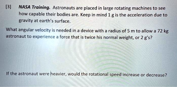 3 nasa training astronauts are placed in large rotating machines to see ...