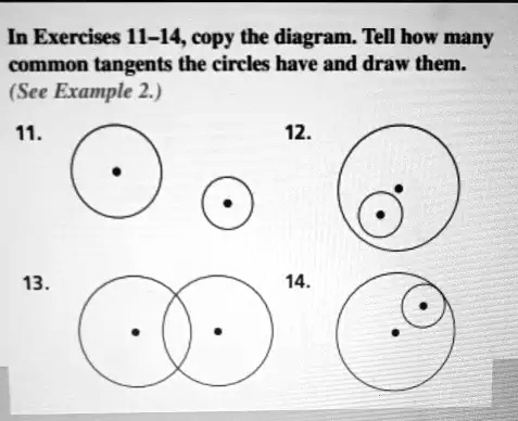 SOLVED: In Exercises [I-14, copy the diagram. Tell how many common ...