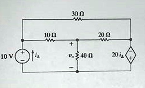 SOLVED: Find the voltage and current for each component in the circuit ...
