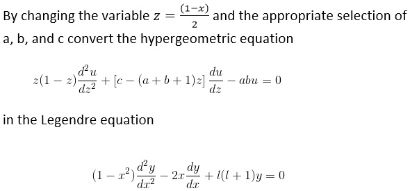 SOLVED: By changing the variable z, and with the appropriate selection of a, b, and c, convert ...