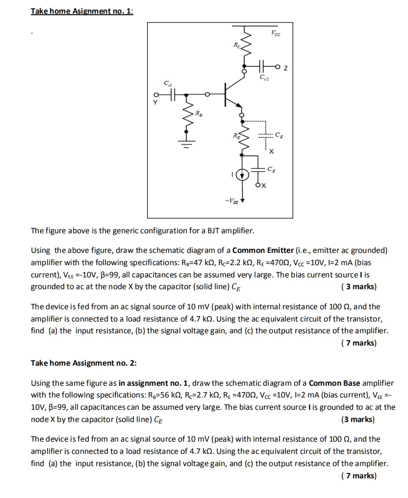 SOLVED: Take home Assignment no. 1: The figure above is the generic ...